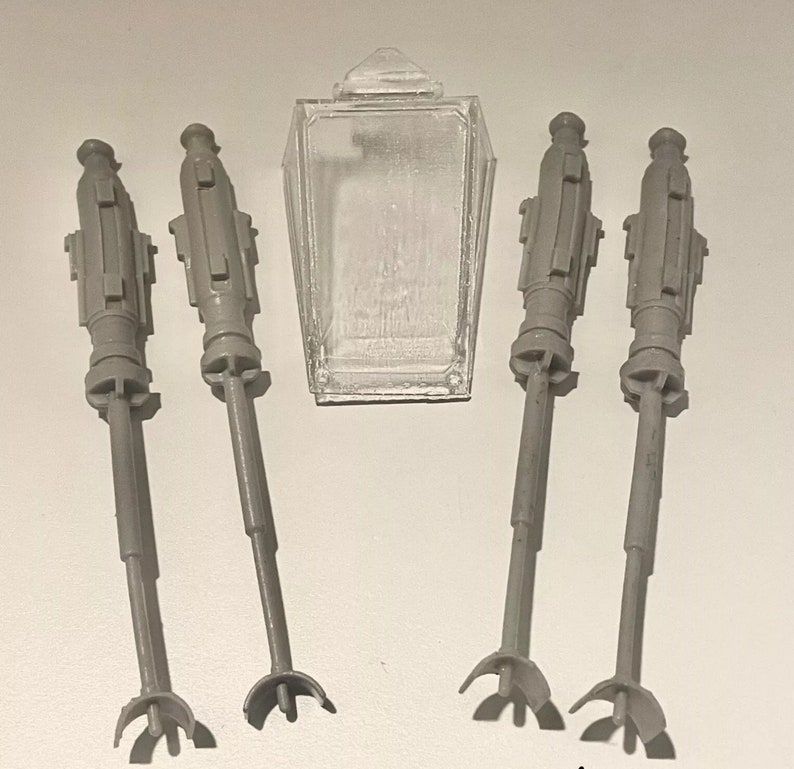 Vintage Star Wars Kenner X Wing Canopy & Laser Cannons Set Repro 1978 X ...
