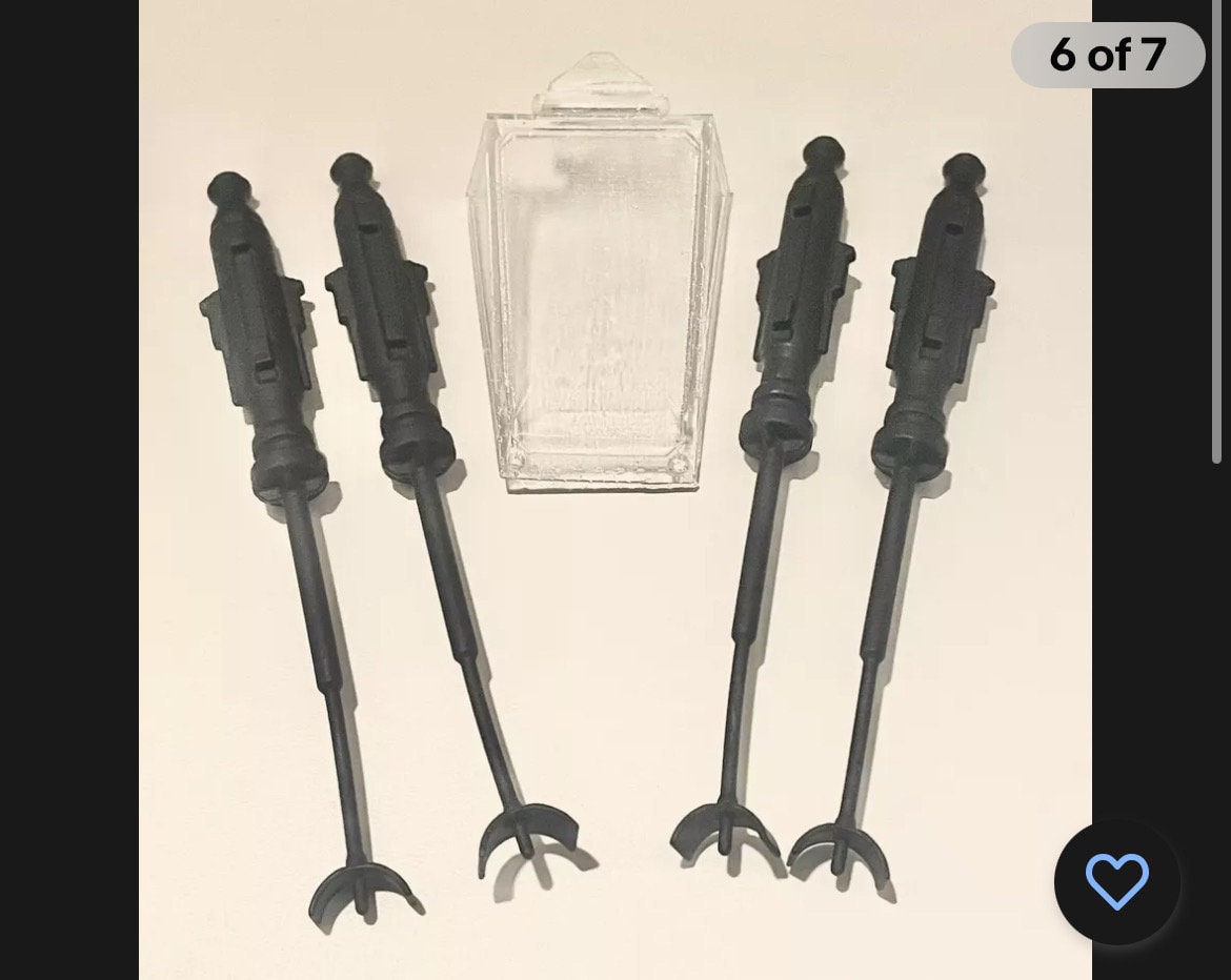 Vintage Star Wars Kenner X Wing Canopy & Laser Cannons Set Repro 1978 X ...