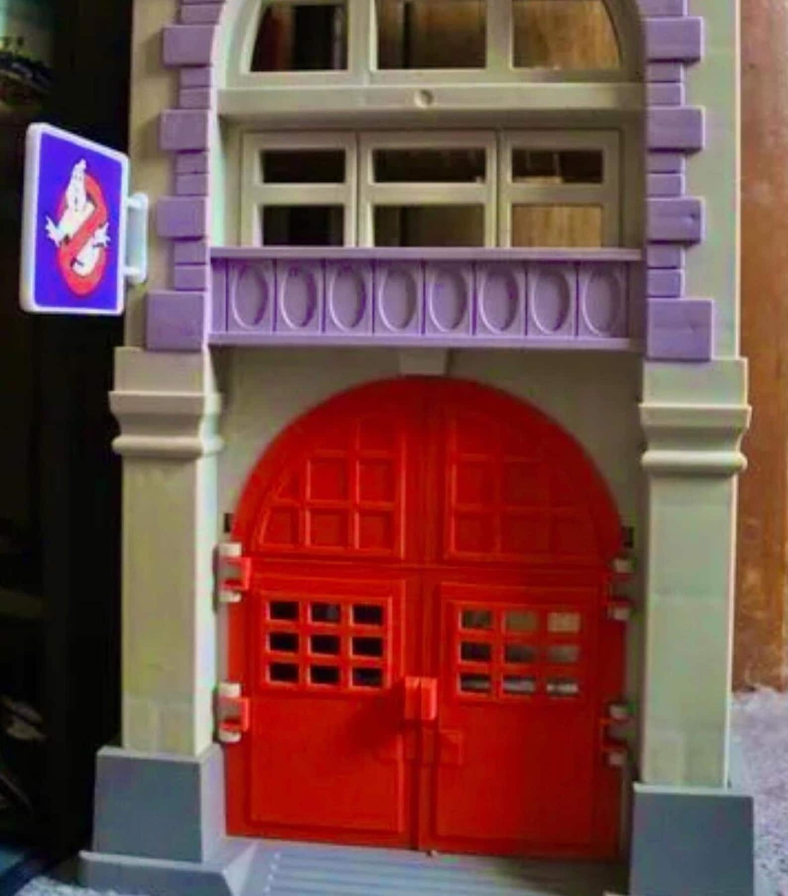 Vintage the Real Ghostbusters Firehouse Door Set REPRO Part Only 1987 ...