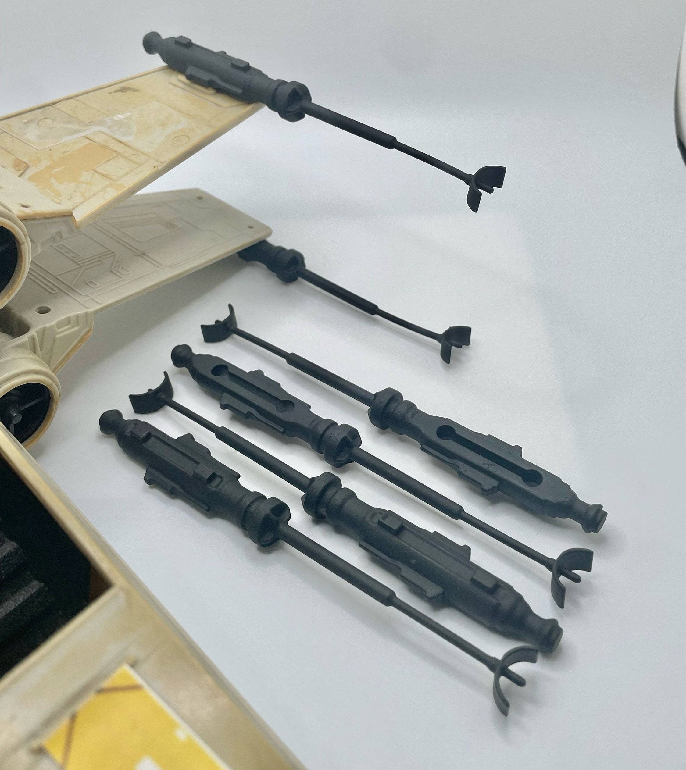 Vintage Star Wars Kenner X Wing Canopy & Laser Cannons Set Repro 1978 X ...