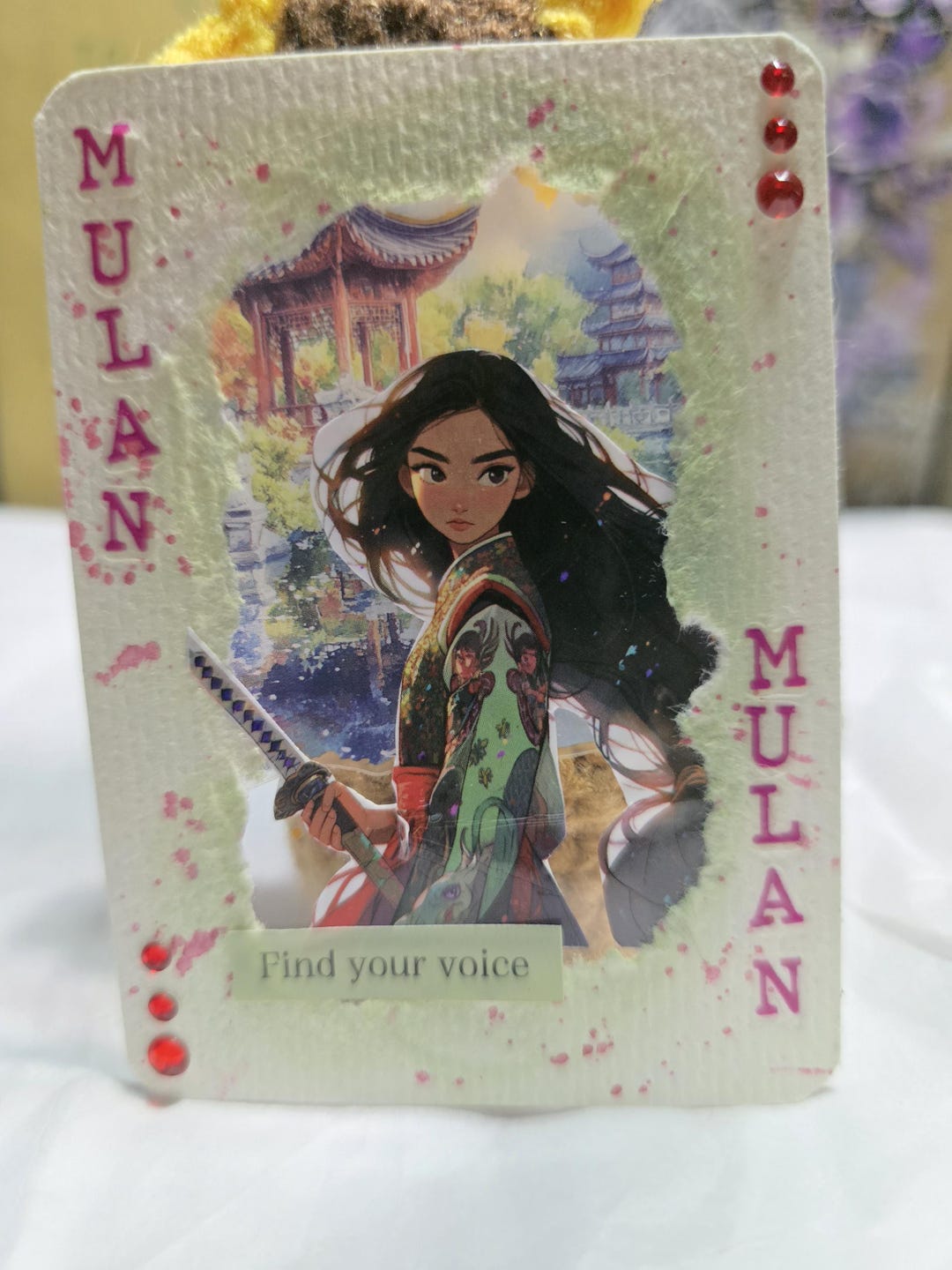 Mulan Artist Card - Etsy
