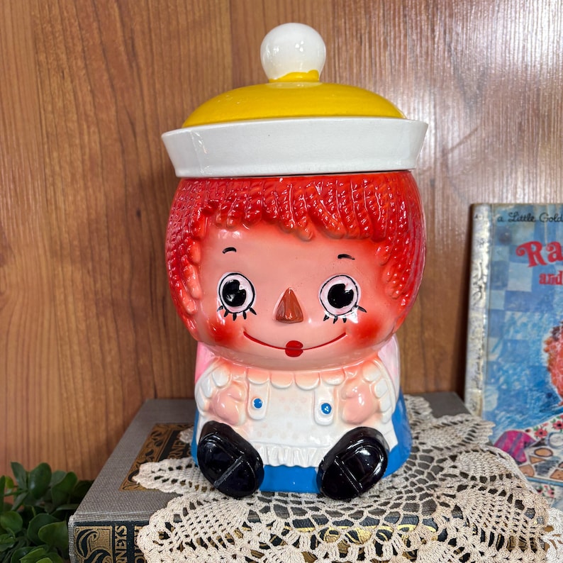 Raggedy Ann Cookie Jar Vintage Japan - Etsy