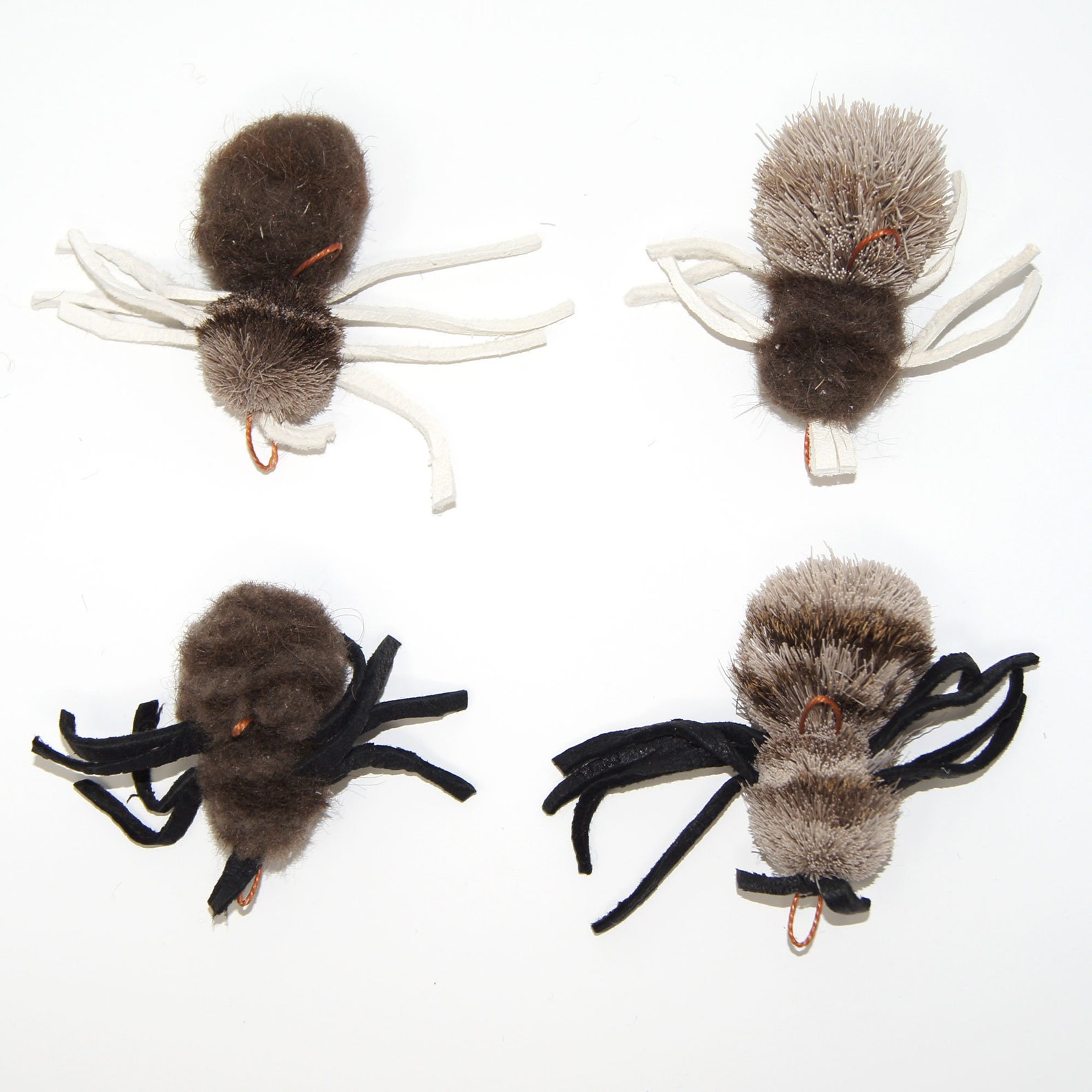 Cat Toy Buffalo & Deer Spiders - Creepy Crawly Fun - Teaser Wand / Pole ...