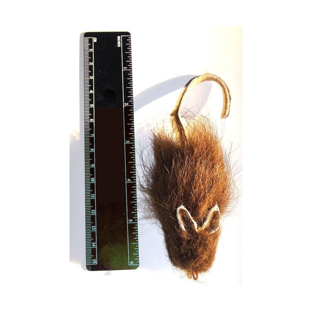 Cat Toy Big Buffalo Hair Rat - Mouse Like Teaser Wand / Pole Attachment ...