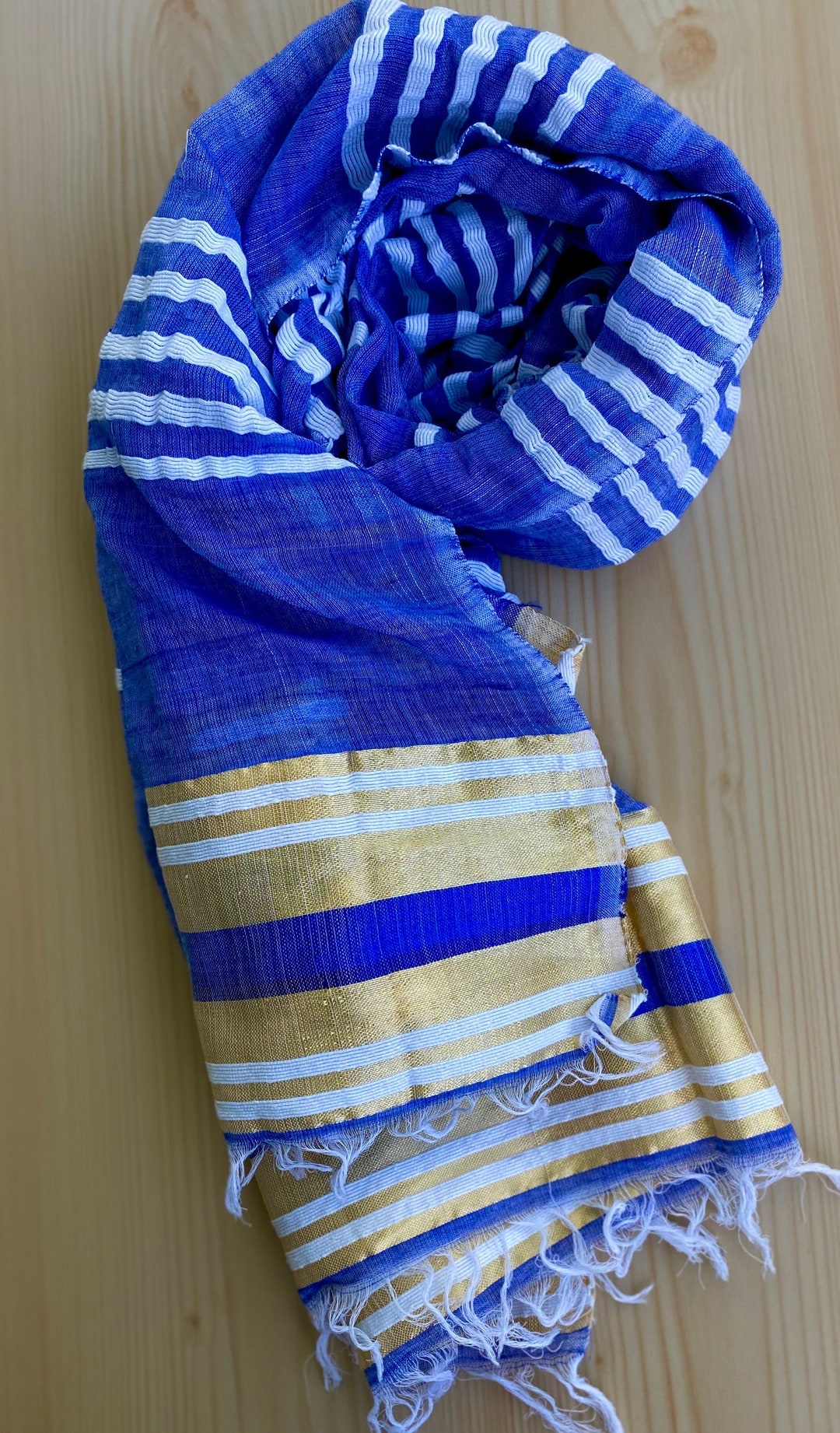 Ethiopian Multi-color Shawl/ Women's Scarf/blue and White Scarf - Etsy