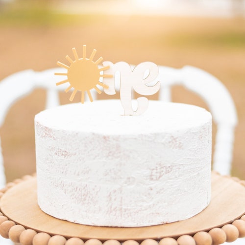 One Cake Topper Sun Cake Topper First Birthday Cake Cake - Etsy