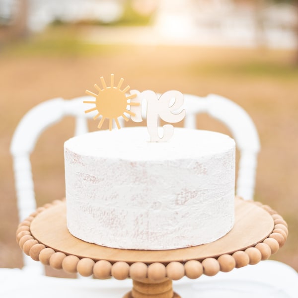 Sun Cake Topper - Etsy