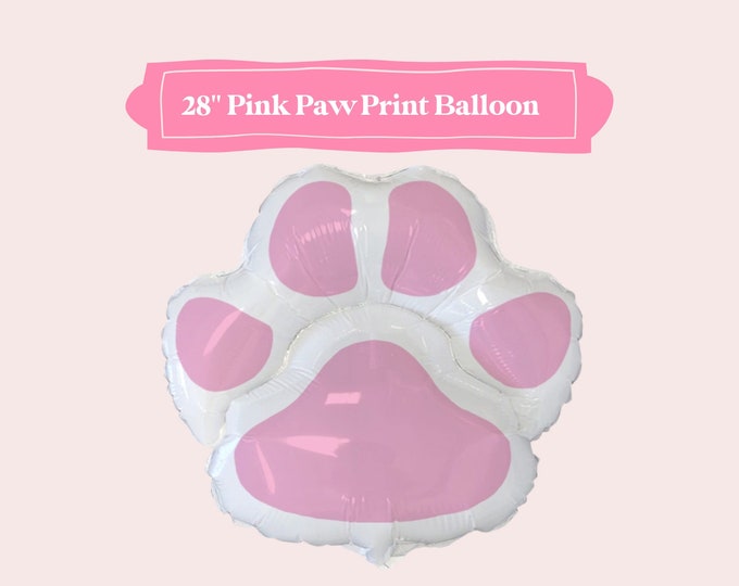 Paw Print Balloon Puppy Dog Party Decor Dog Balloon Kitty Party Decor ...