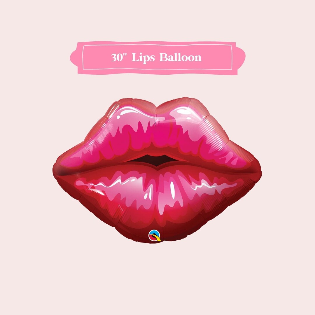 Lips Balloon, Galentines Party Decor, Valentines Party Decor, Gal Pals ...