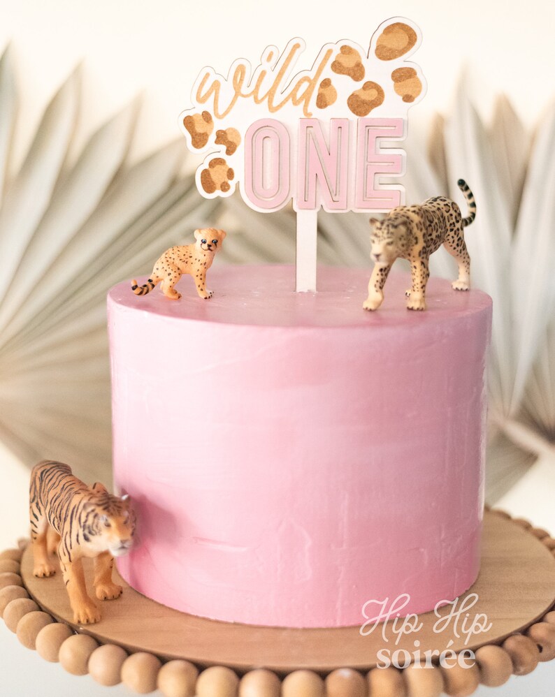 Girl Wild One Birthday, Wild One Cake Topper, Girl Safari Birthday, Zoo ...