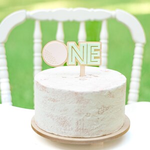 Golf Cake Topper - Hole in One Cake Topper - Hole in One First Birthday ...
