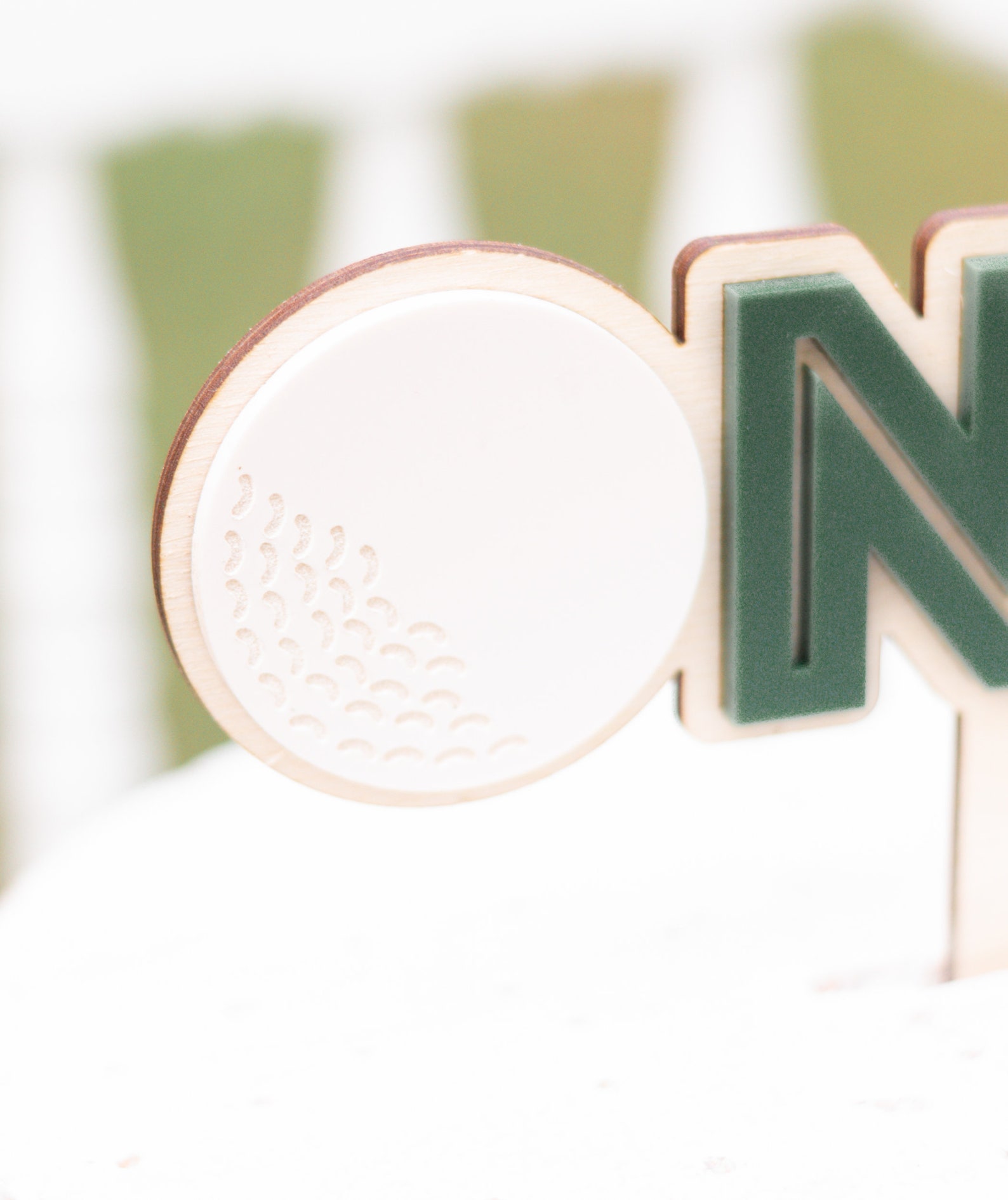 Golf Cake Topper - Hole in One Cake Topper - Hole in One First Birthday ...