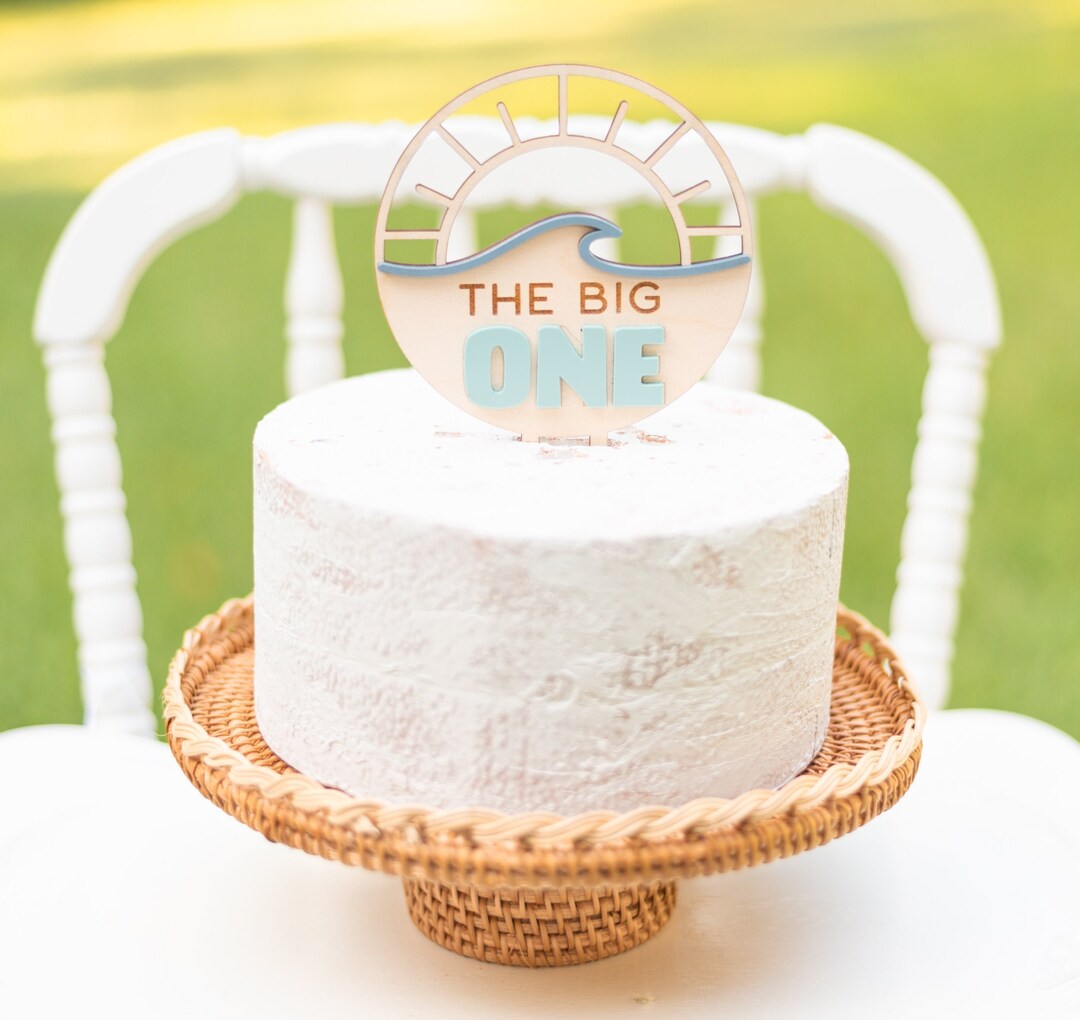 The Big One Cake Topper, the Big One Fist Birthday, Surf First Birthday ...