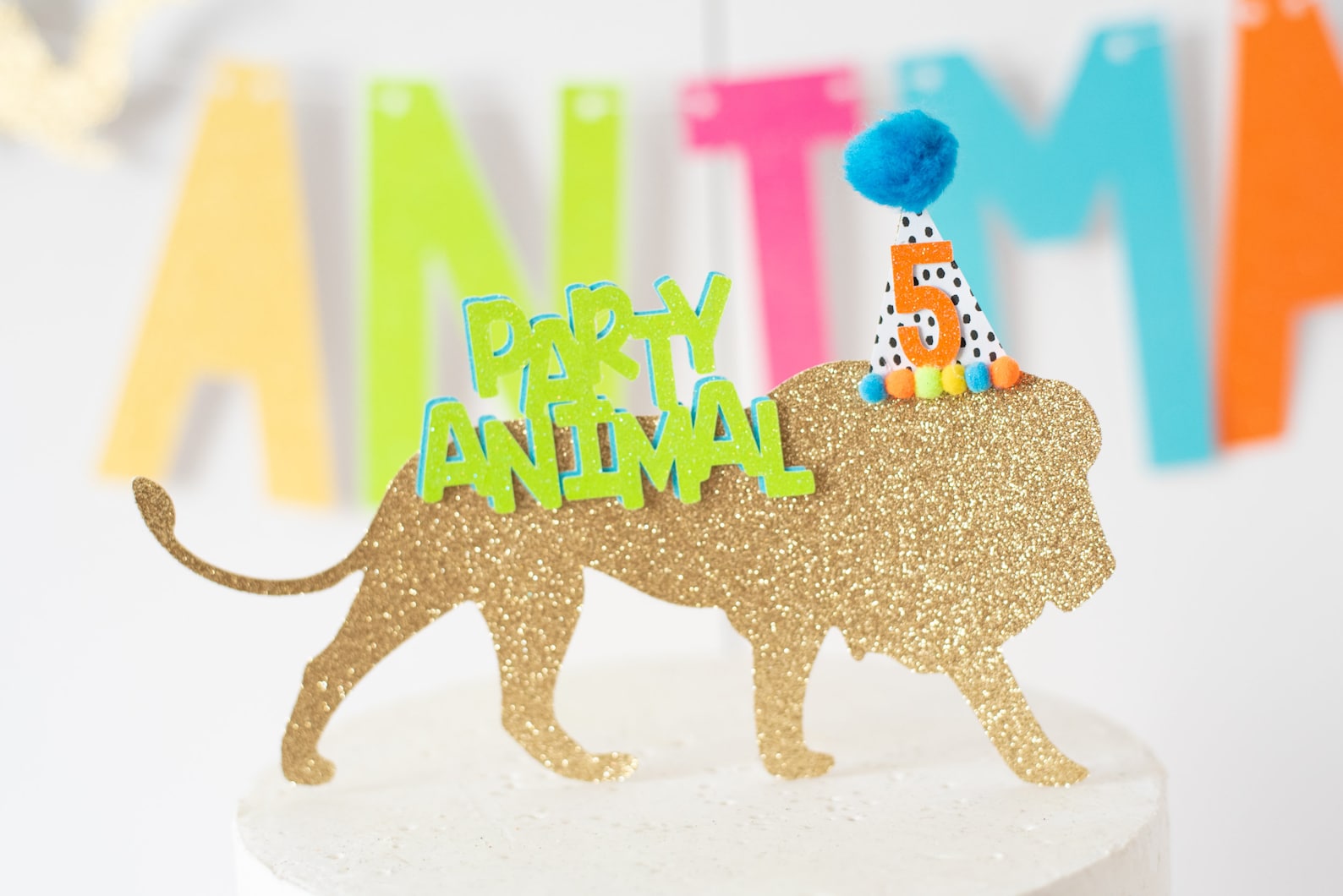 Party Animal Birthday Party Animal Backdrop Party Animal Mini Hats ...