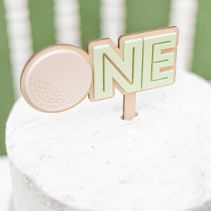 Golf Cake Topper - Hole in One Cake Topper - Hole in One First Birthday ...