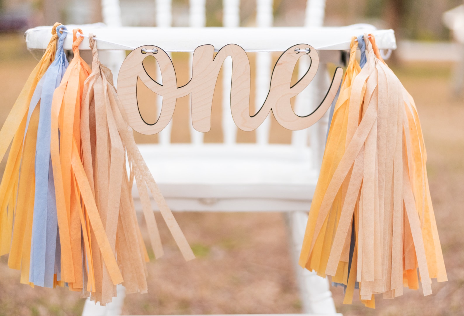 One High Chair Banner Wood High Chair Banner High Chair | Etsy