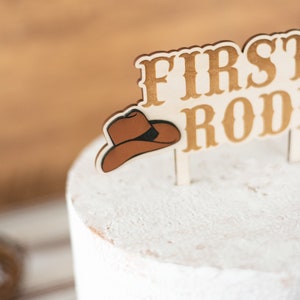 First Rodeo Cake Topper, My First Rodeo Birthday, How the West Was One ...