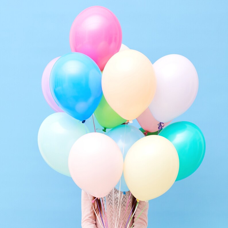 11 Latex Solid Color Balloons Choose Your Color - Etsy