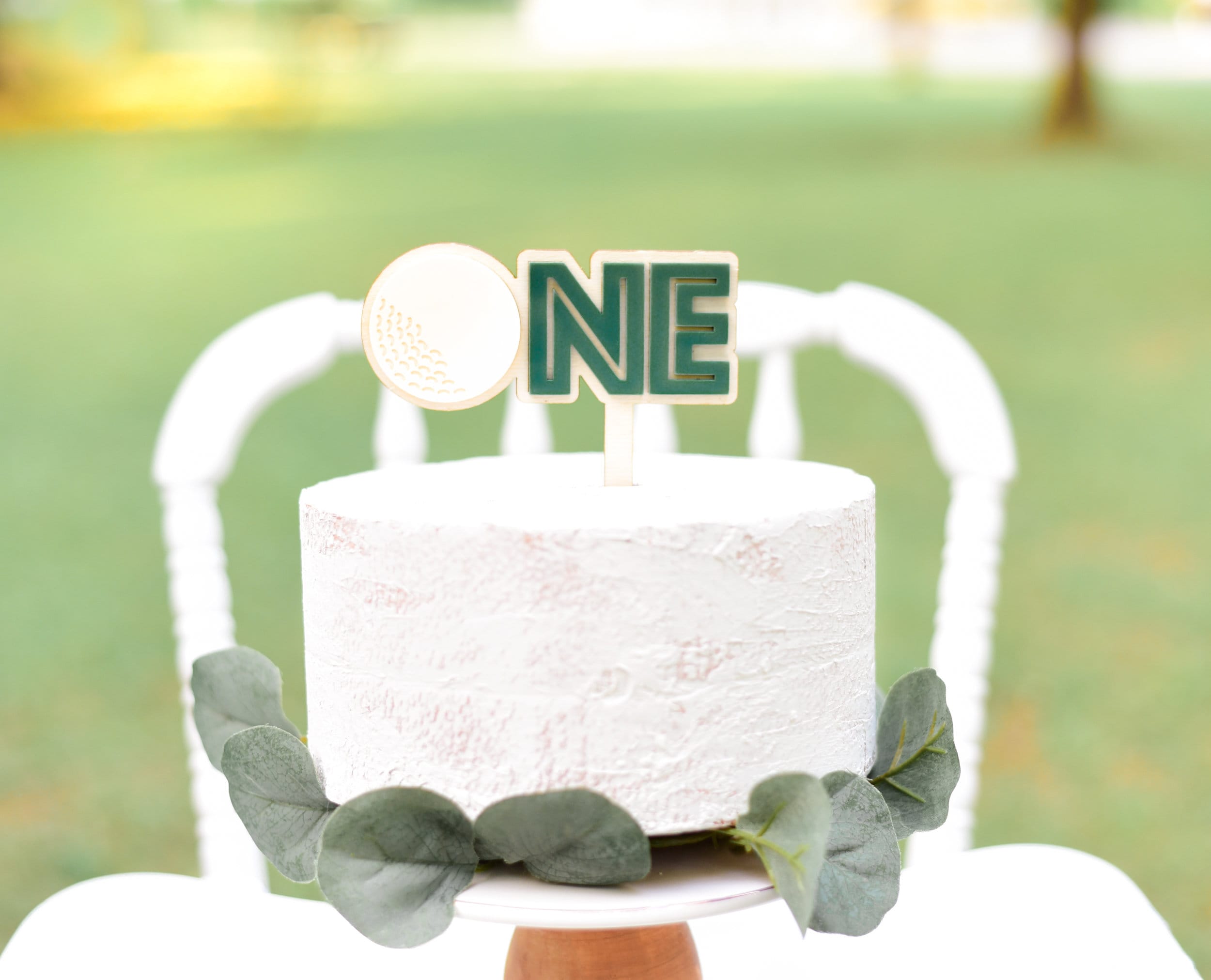 Golf Cake Topper Hole in One Cake Topper Hole in One First - Etsy
