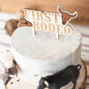 First Rodeo Cake Topper, My First Rodeo Birthday, How the West Was One ...
