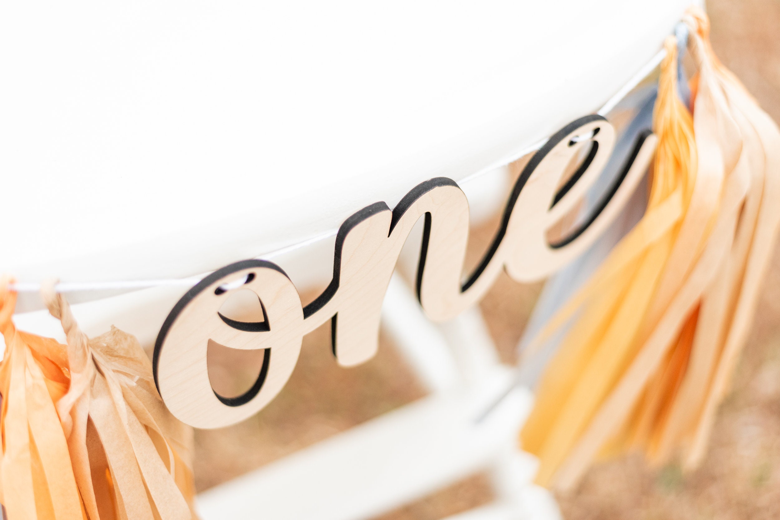 One High Chair Banner Wood High Chair Banner High Chair | Etsy