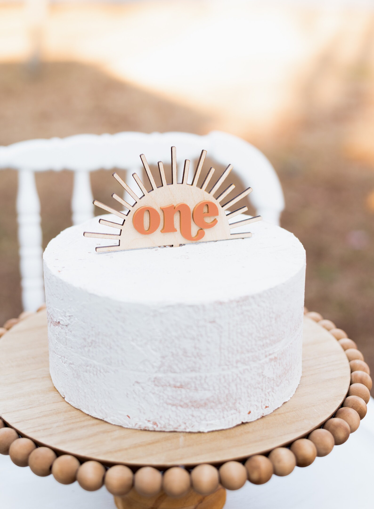 Sun Cake Topper Boho Sun Cake Topper First Trip Around the - Etsy