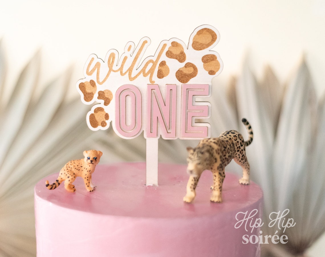 Girl Wild One Birthday, Wild One Cake Topper, Girl Safari Birthday, Zoo ...