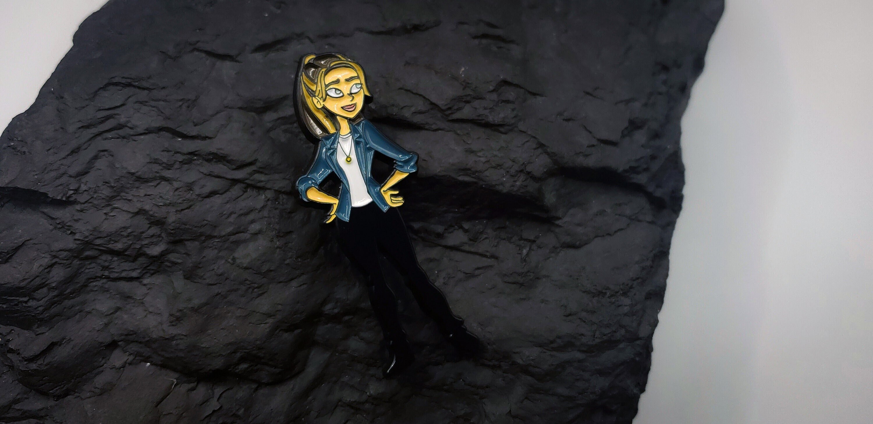 Detective Chloe Decker Soft Enamel Pin Lucifer TV Series - Etsy