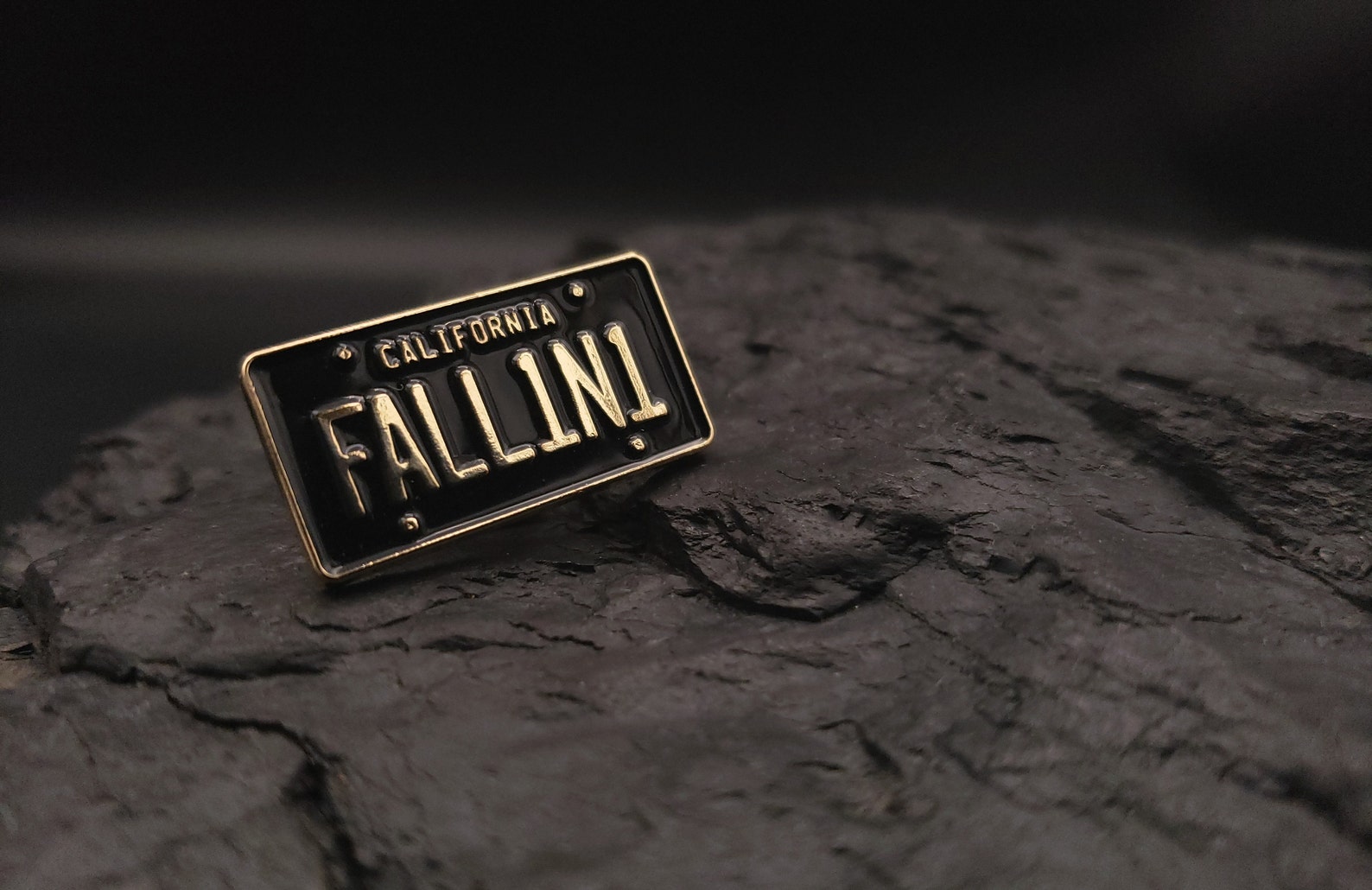 Lucifer TV Show FALL1N1 License Plate Enamel Pin / Badge | Etsy