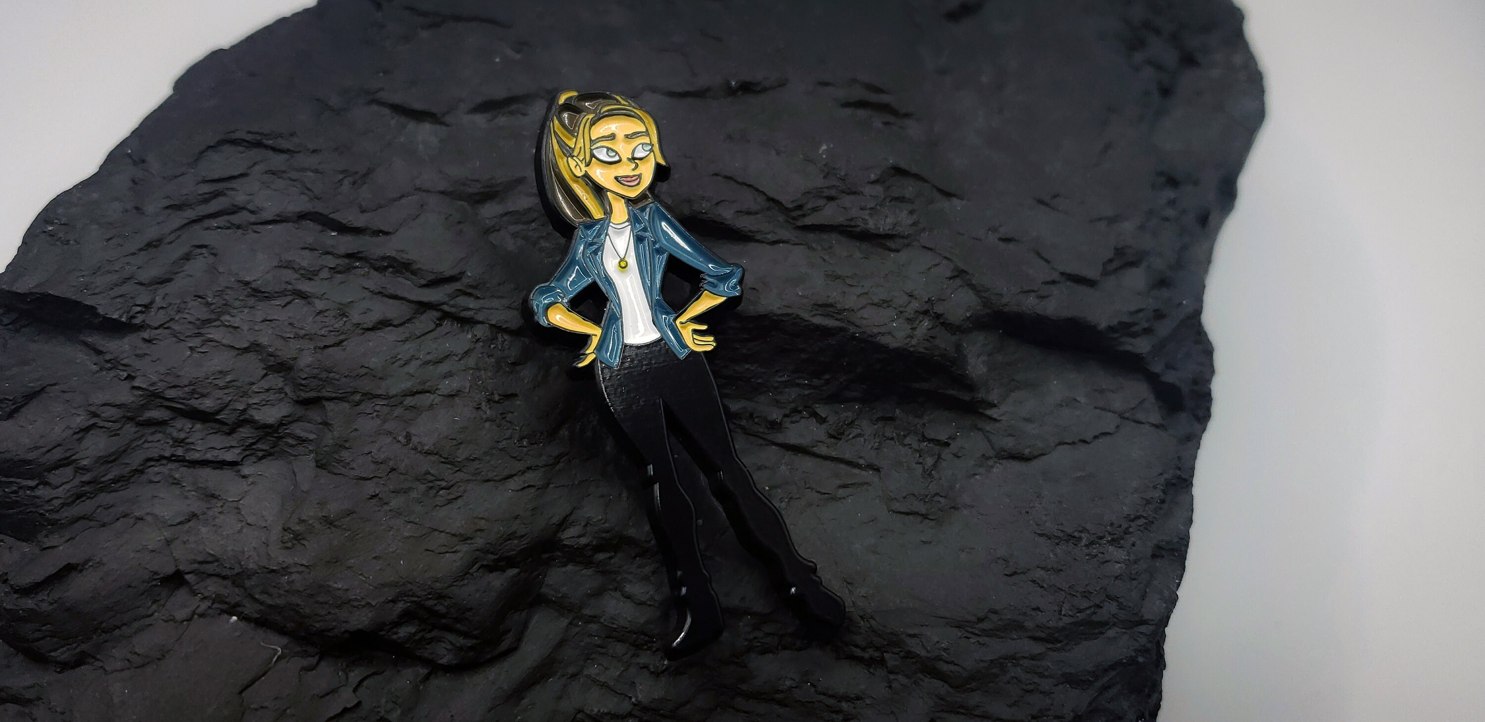 Detective Chloe Decker Soft Enamel Pin Lucifer TV Series - Etsy