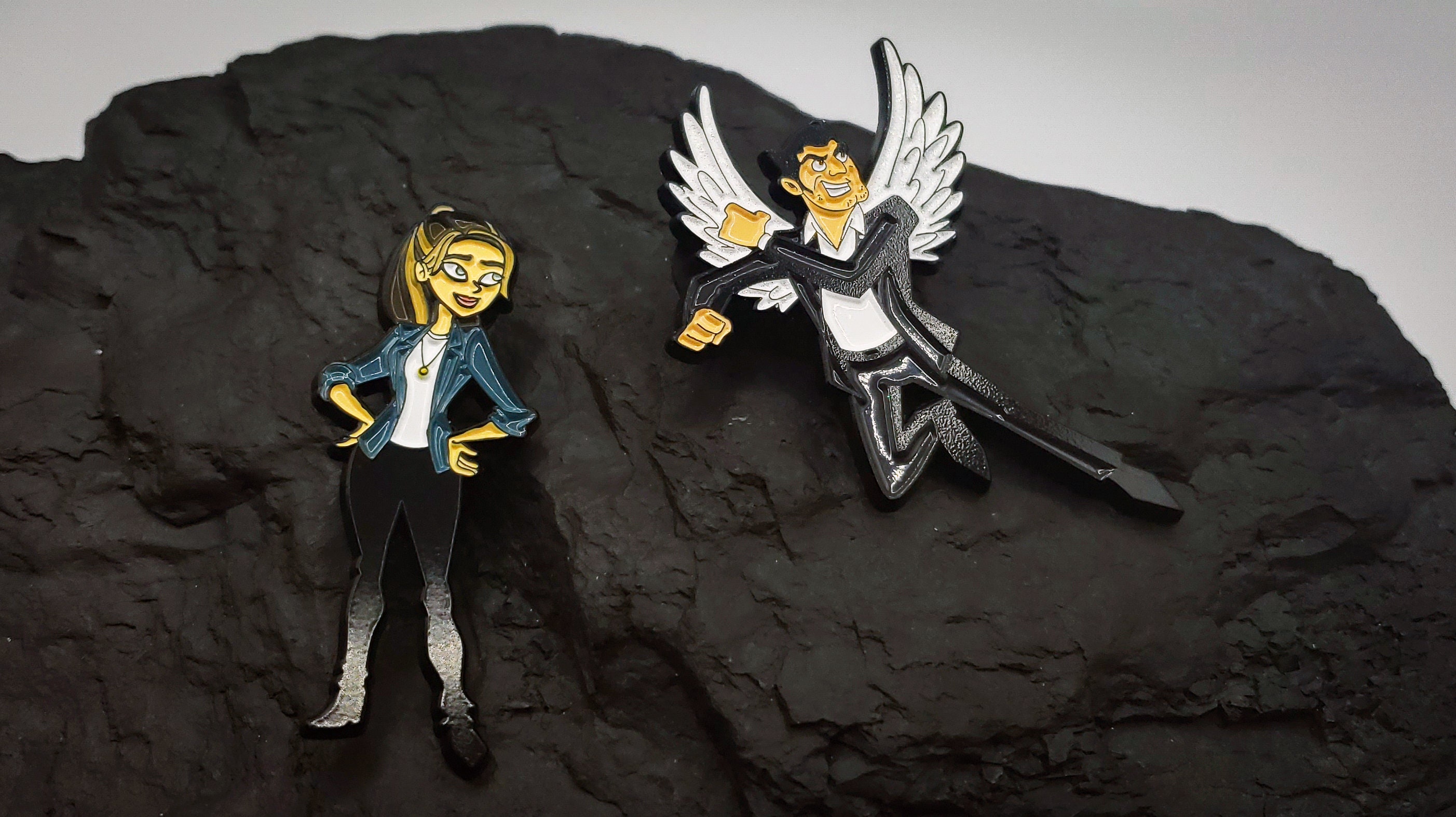 Detective Chloe Decker Soft Enamel Pin Lucifer TV Series - Etsy