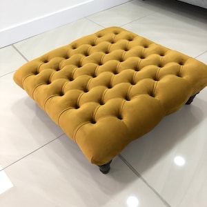 Various Sizes Chesterfield Upholstered Footstool - Coffee Table ...