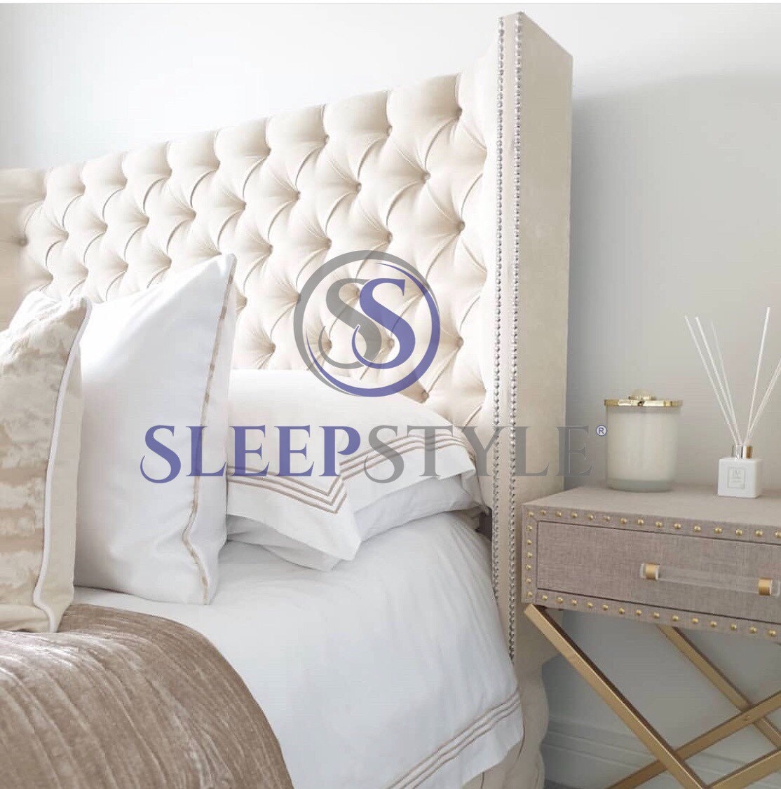 Emperor Wing Chesterfield Bed Frame Beds 3FT 4FT 4FT6 5FT - Etsy UK