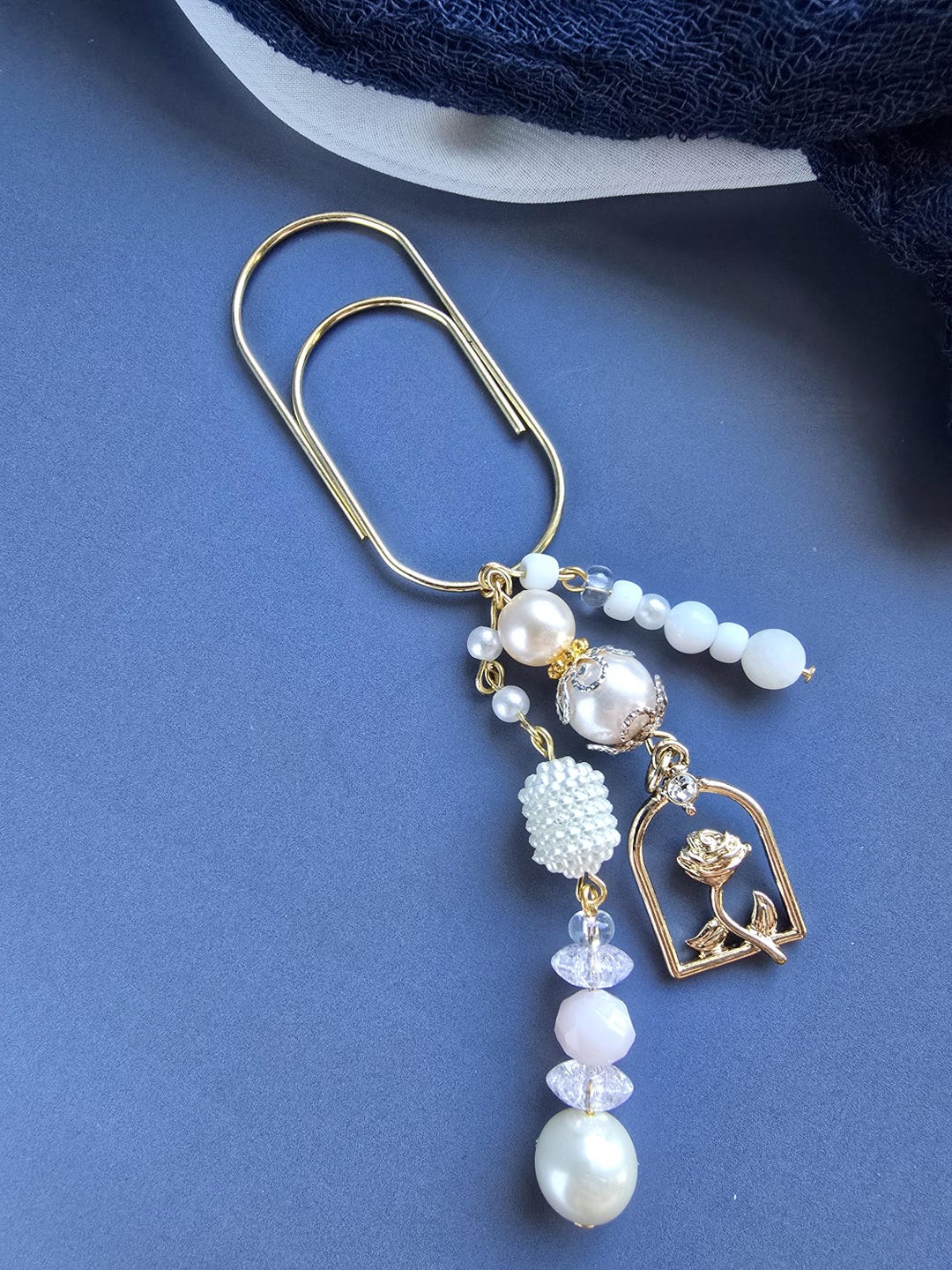 Rose Charm|paperclip Charms|planner Bookmarks|accessories for Planners ...