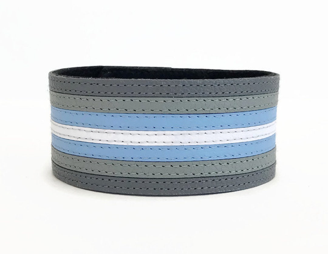 Demiboy Pride Leather Bracelet Demiguy Cuff Demigender - Etsy