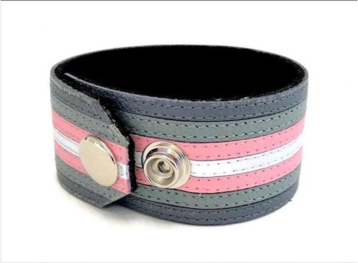 Demigirl Pride Leather Bracelet Demigal Demiwoman Demigender Demigirl ...