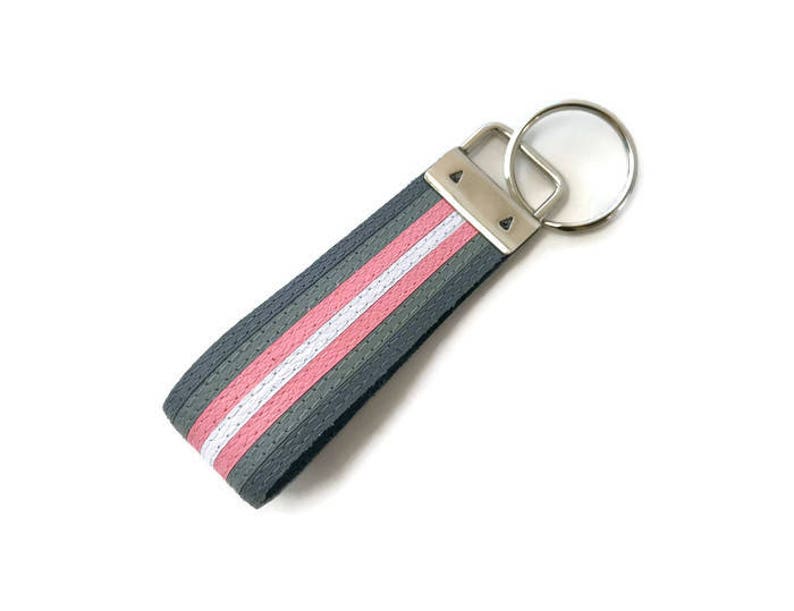 Demigirl Pride Leather Keychain Demiwoman Demigal Demifemale - Etsy
