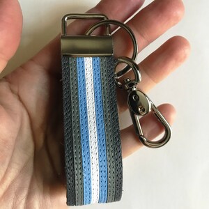 Demiboy Pride Leather Keychain Demiguy Demigender Key Chain LGBT Lgbtq ...