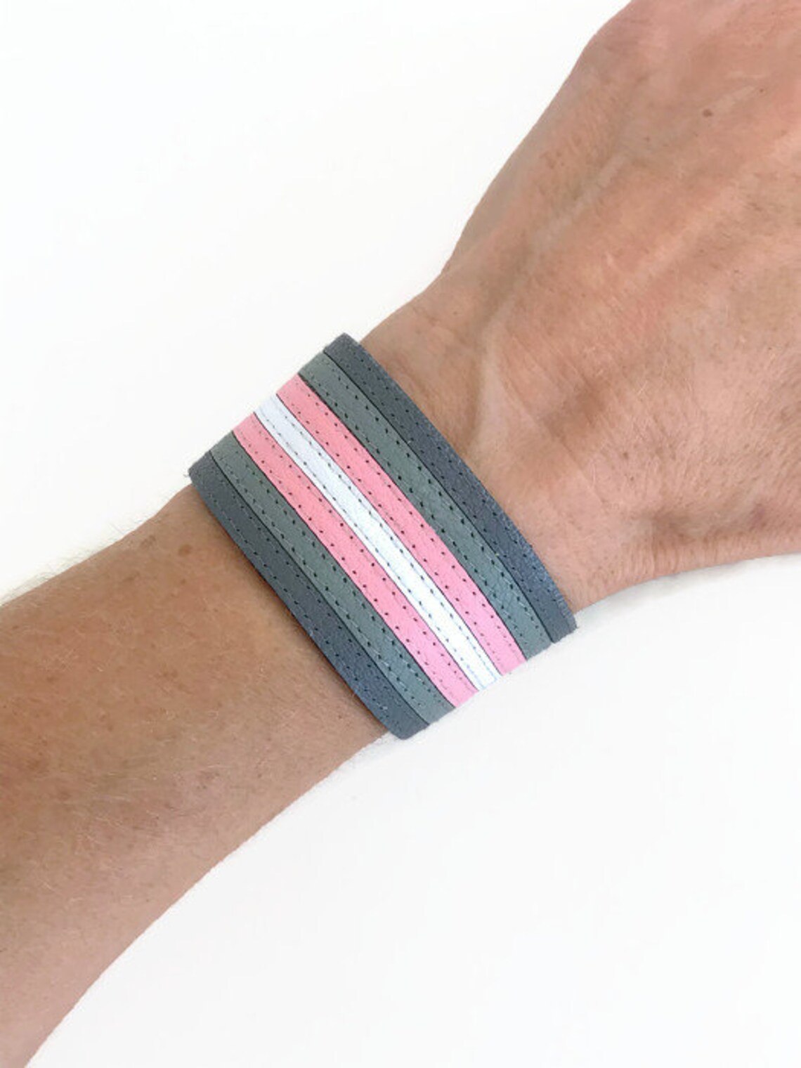 Demigirl Pride Leather Bracelet Demigal Demiwoman Demigender Demigirl ...
