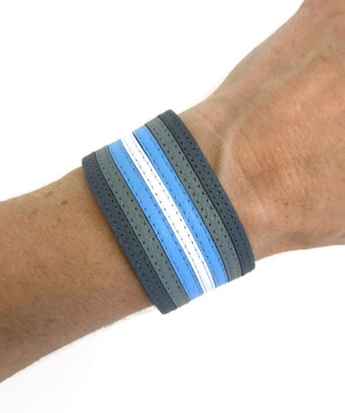 Demiboy Pride Leather Bracelet Demiguy Cuff Demigender - Etsy
