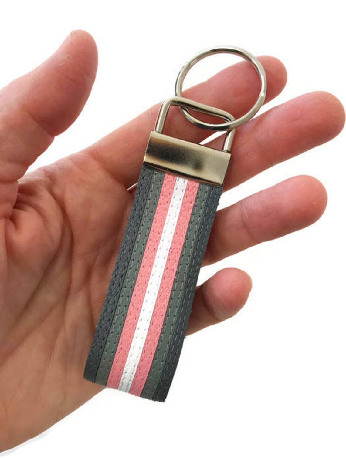 Demigirl Pride Leather Keychain Demiwoman Demigal Demifemale - Etsy