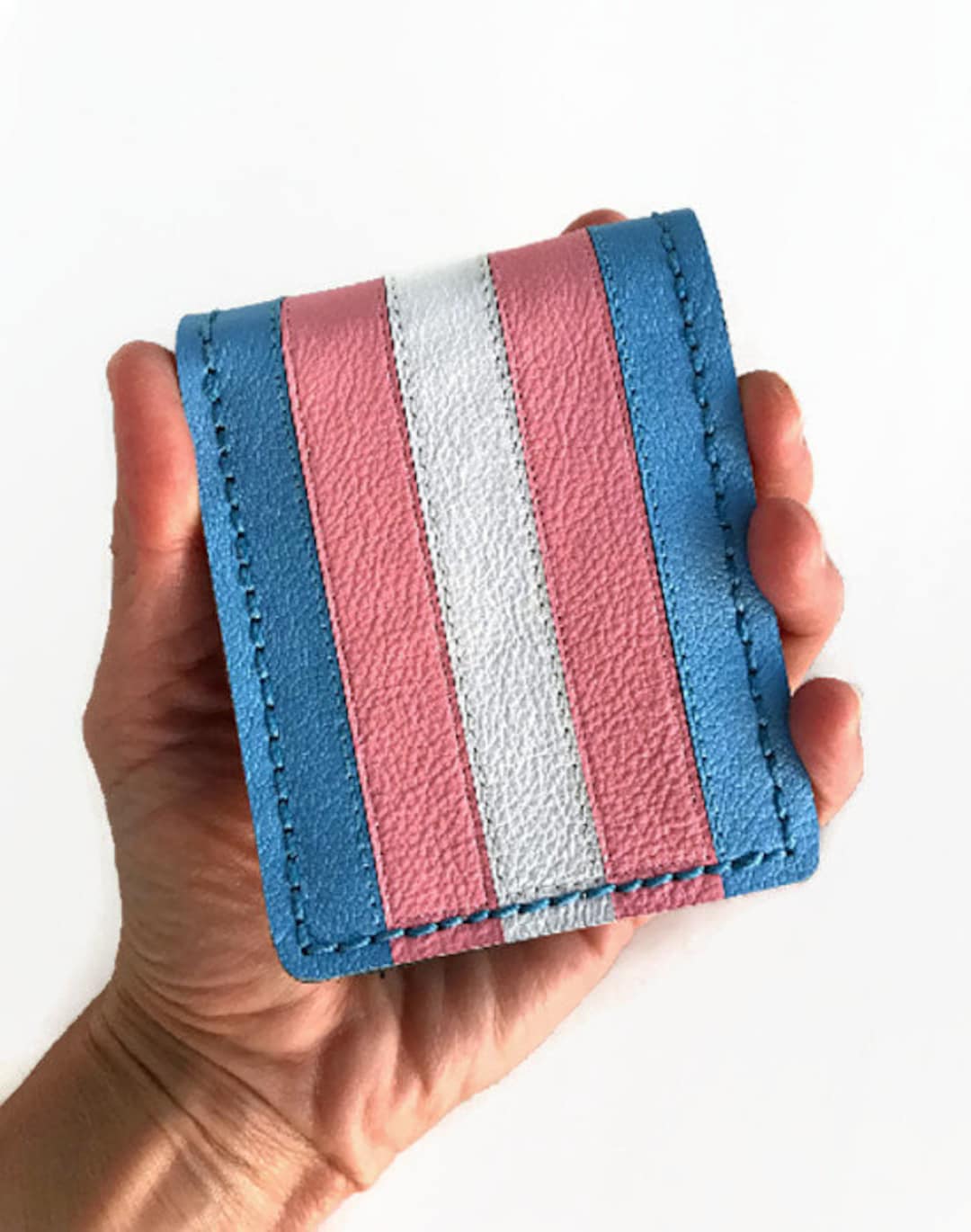 Transgender Pride Leather Bifold Wallet Trans Lgbtq FTM MTF - Etsy