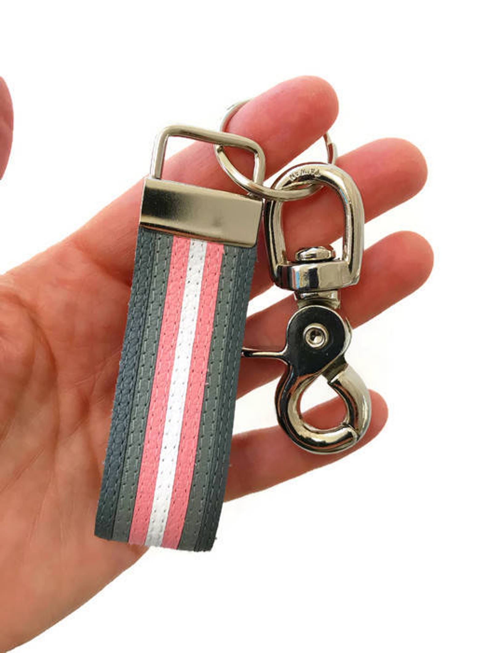 Demigirl Pride Leather Keychain Demiwoman Demigal Demifemale - Etsy