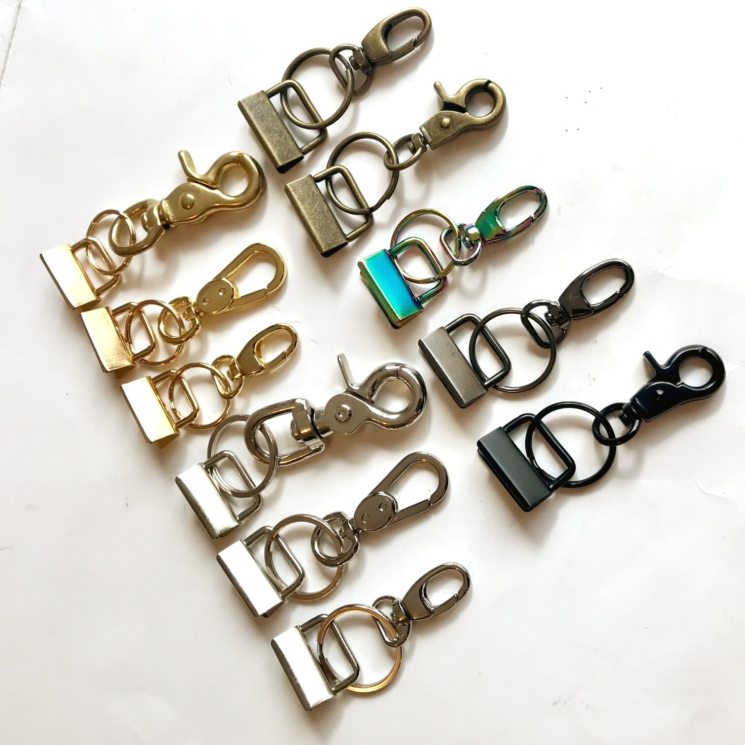 Nonbinary Pride Leather Keychain Non Binary NB Enbie Enby | Etsy