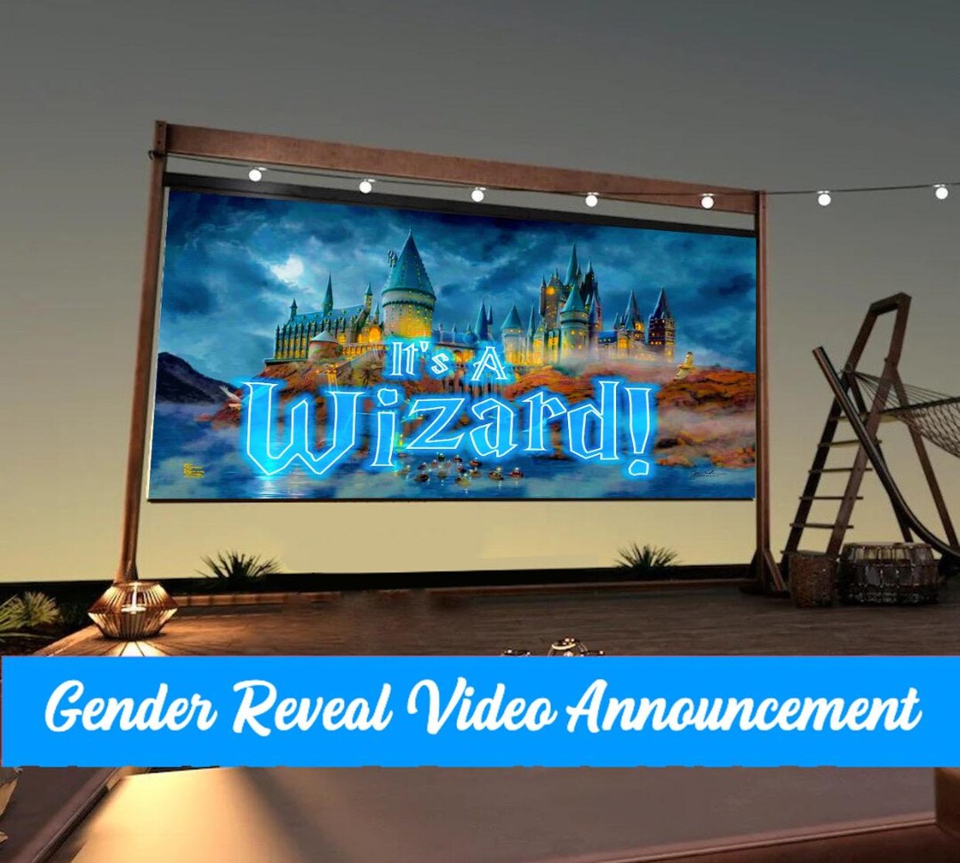 It's A Wizard! Gender Reveal Video , Gender Reveal Idea, Gender Reveal ...