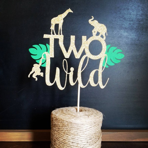 Gold Wild One Cake Topper - Etsy