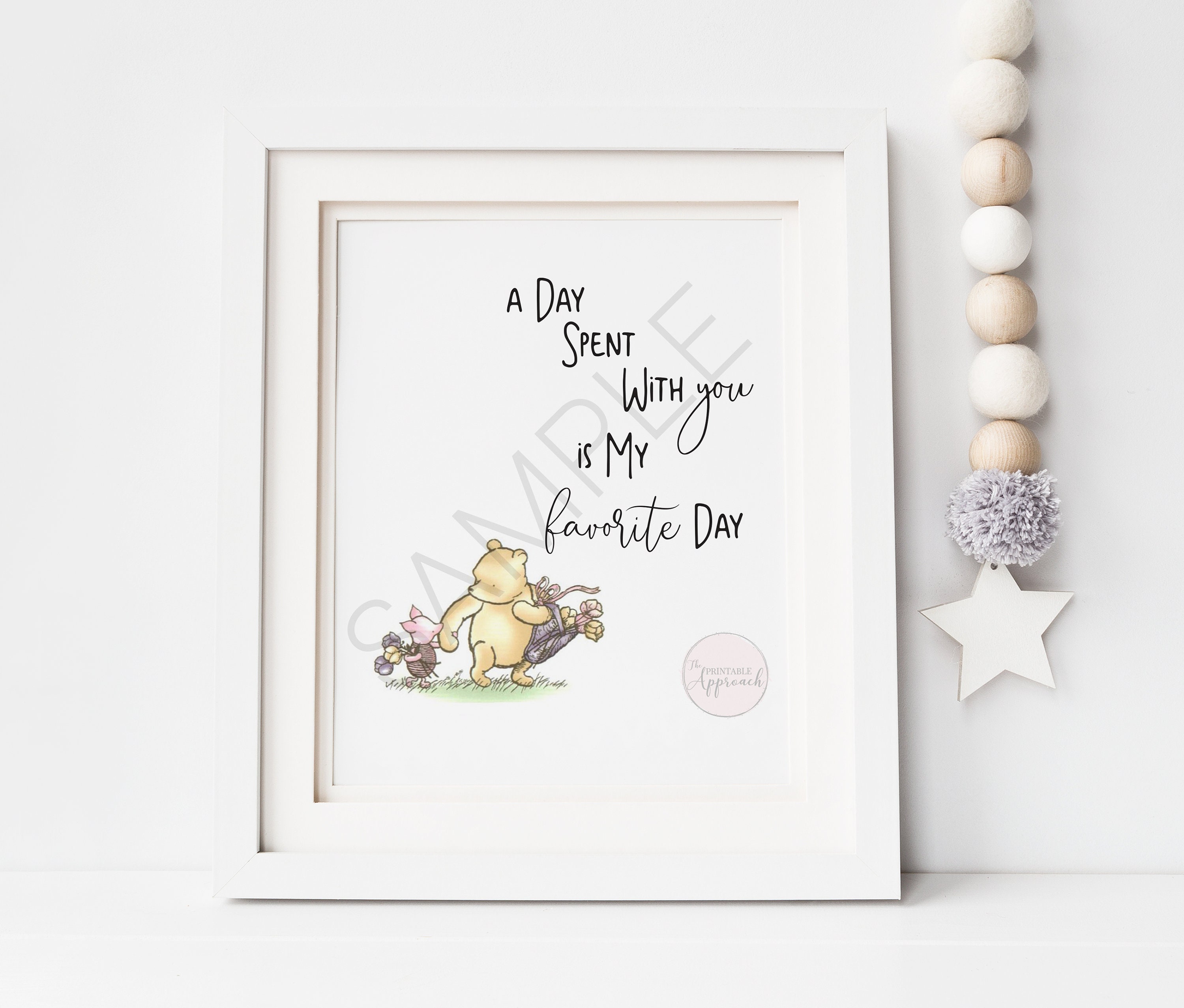 Classic Winnie the Pooh Nursery Print Set – Printable Wall Art ...
