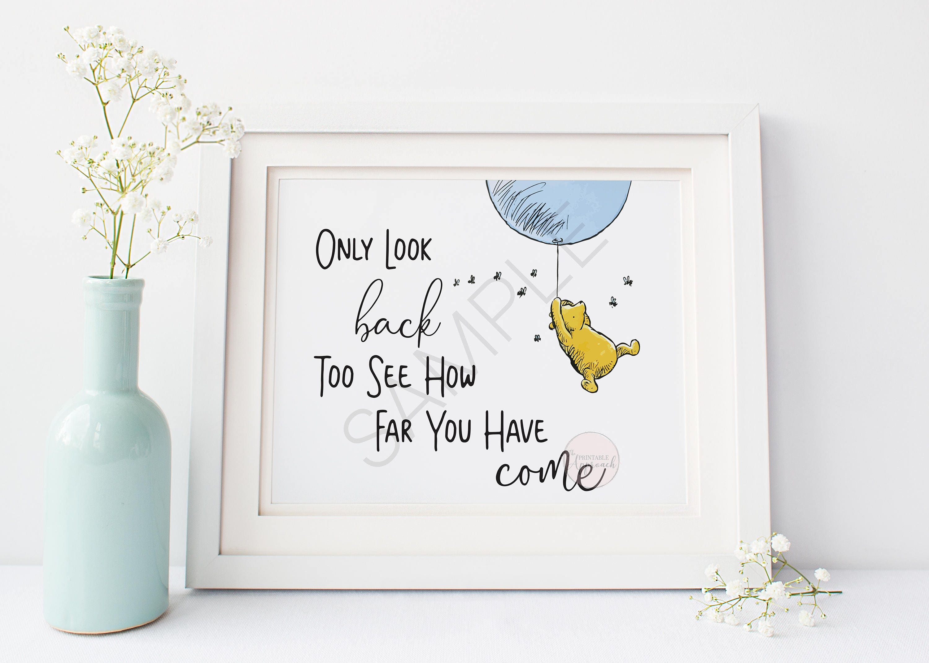 How Far You've Come | Winnie the Pooh Digital Print | Winnie the Pooh ...