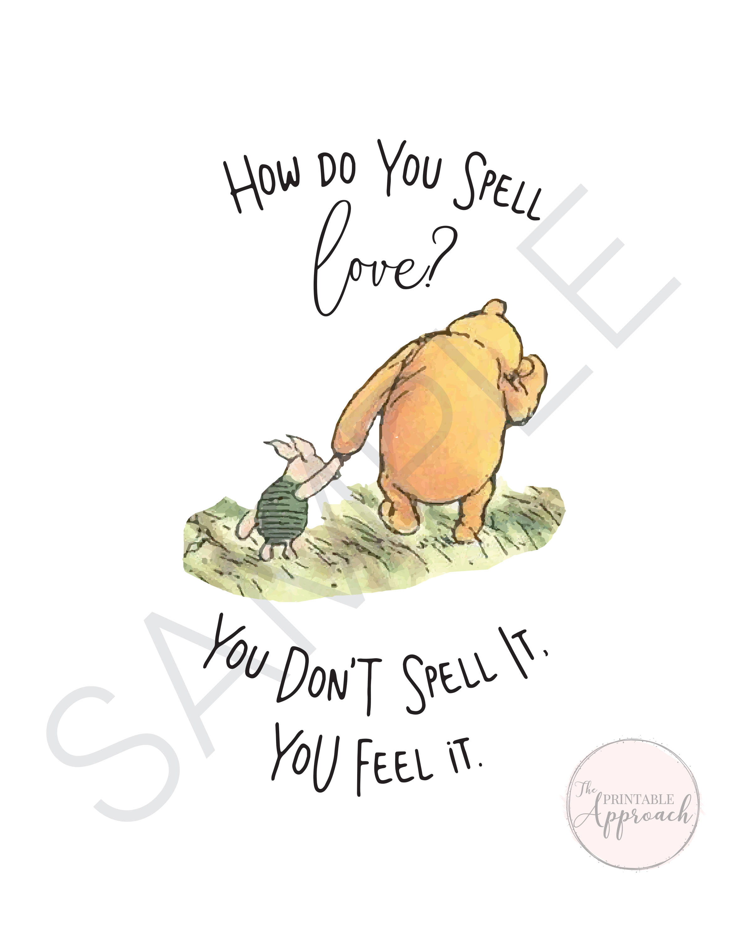 Winnie The Pooh Quotes How Do You Spell Love