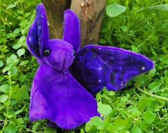 Plush Purple Bat - Etsy